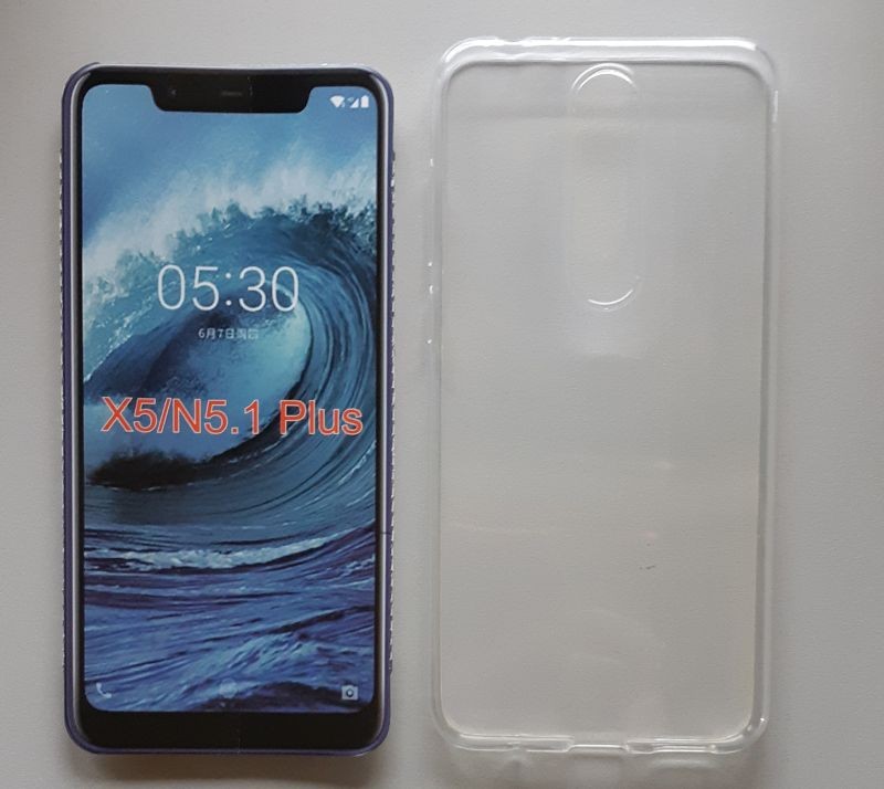 TPU 0.3MM ULTRA TANKA MASKA ZA NOKIA 5.1 PLUS 2018, NOKIA X5 2018 (5.86"), PROVIDNA