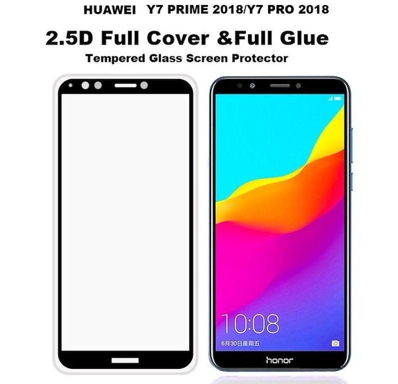 Zaštitno kaljeno staklo 5D Full Glue za Huawei Honor 7C (5.99") 2018