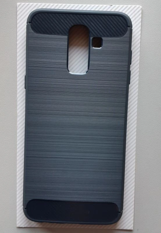 TPU BRUSHED MASKA ZA GALAXY SM-J810F, GALAXY J8 2018, TAMNO PLAVA