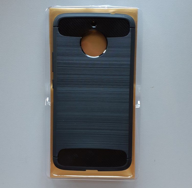 TPU BRUSHED ZA MOTO E4 PLUS BLACK