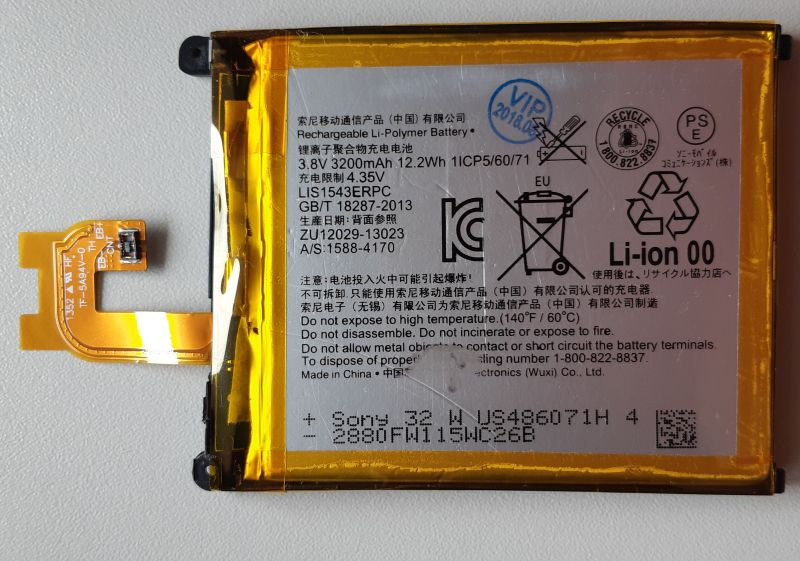 Baterija LIS1543ERPC za SONY Xperia Z2, D6502, D6503, Xperia L50