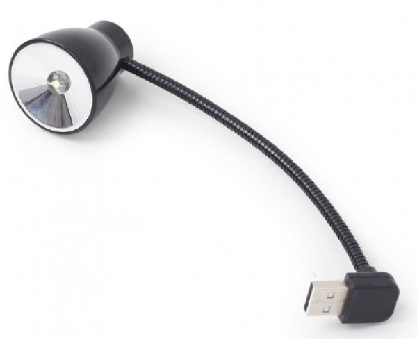 USB LED lampa za laptop Gembird NL-02, crna