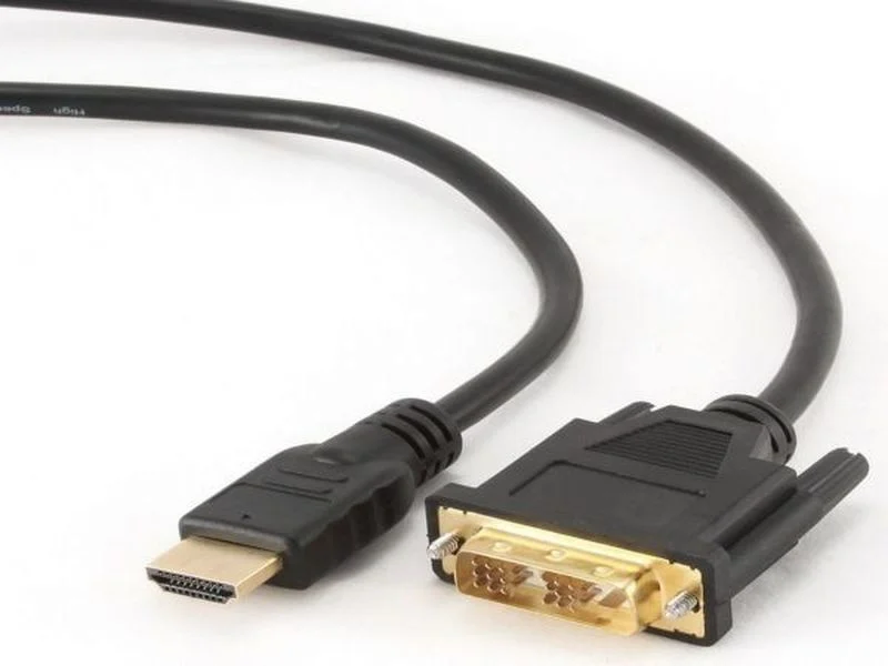 Kabl muški DVI-D single link (18+1) na muški HDMI, Gembird CC-HDMI-DVI-10, dužina 3m