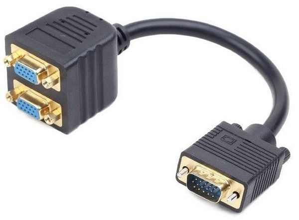 Adapter VGA muški na 2 x VGA ženski CC-VGAX2-20CM Gembird, 20cm