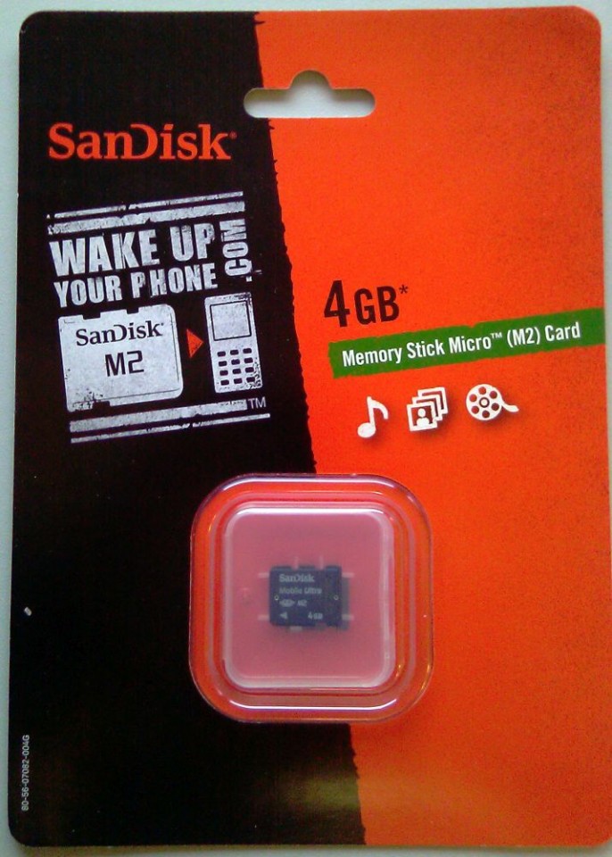 SanDisk MS micro M2 - 4 GB -