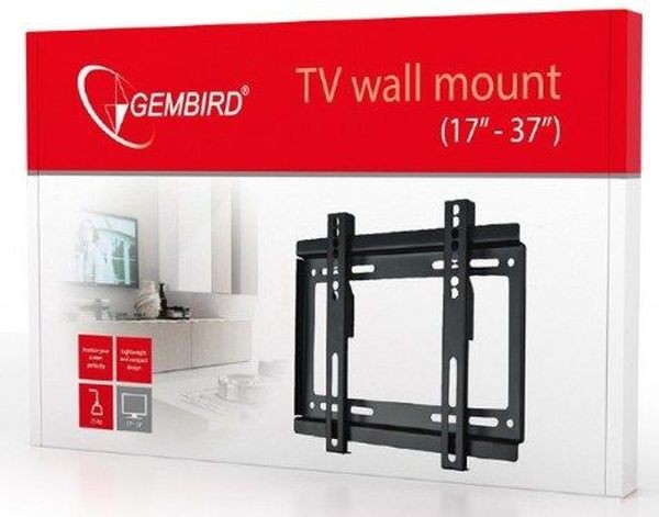 Nosač TV fiksni 17 - 37" Gembird WM-37F-01, VESA 200 x 200 max