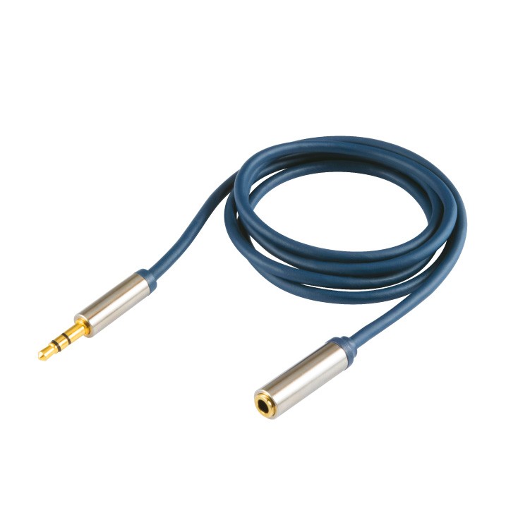 Audio kabl produžni RJA 3,5mm muški na RJA 3,5mm ženski A54-5M, pozlaćeni, dužina 5m