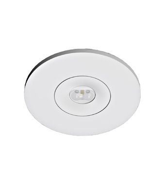 Protiv - panična svetiljka EE 1x1W ERT-LED AC/DC hodnici
White, with round cover, ceiling recessed mounting with metal springs and external electronic box, security luminaire to illuminate rescue...