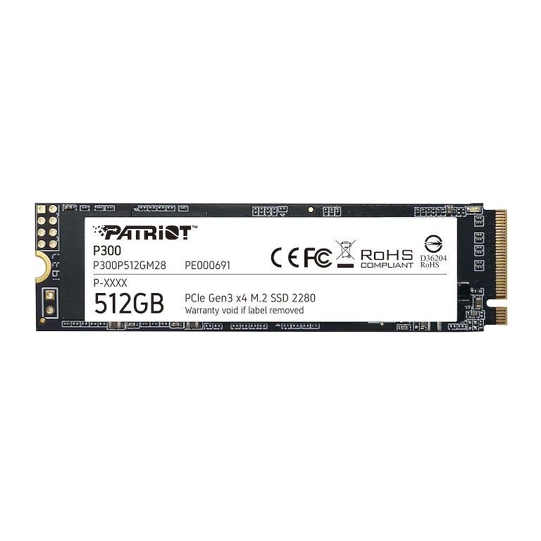 Patriot P300 512GB M.2 NVMe (P300P512GM28) SSD disk PCI-e