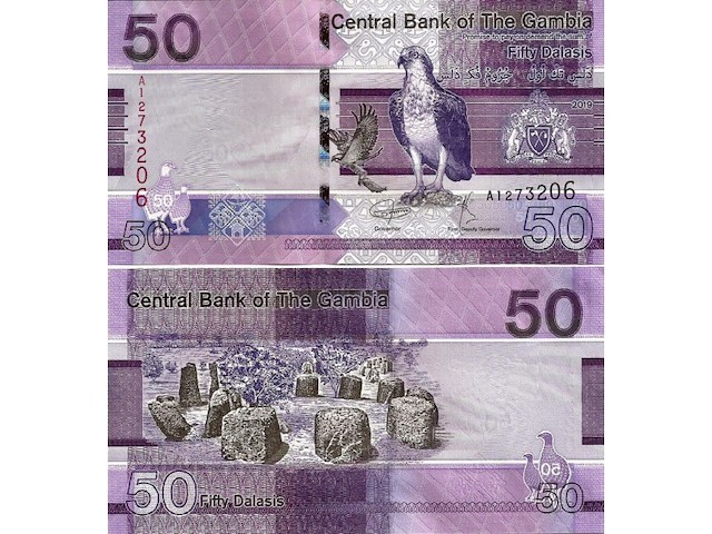 GAMBIA 50 Dalasis 2019 UNC