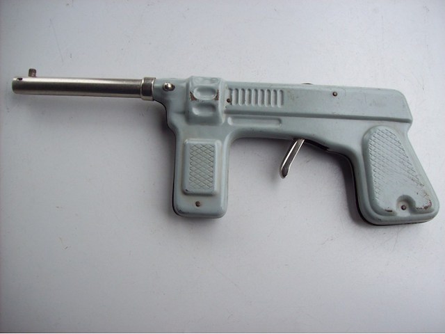 Stari vintage deciji limeni pistolj