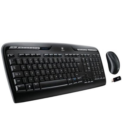 Logitech MK330 bežična tastatura(USB membranski tasteri SER) i miš(optički 1000dpi) crna boja | 920-003997