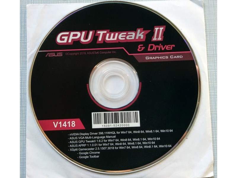 CD za Asus grafičke kartice