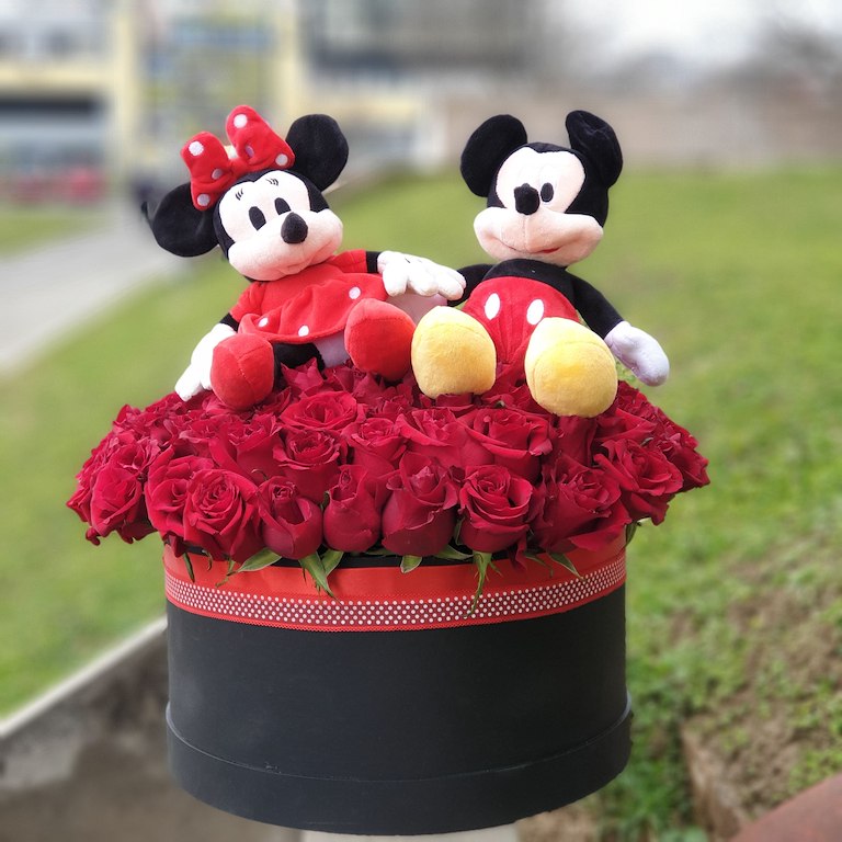 Prodavnica poklona - 101 Ruža sa igračkama Miki i Mini – 03