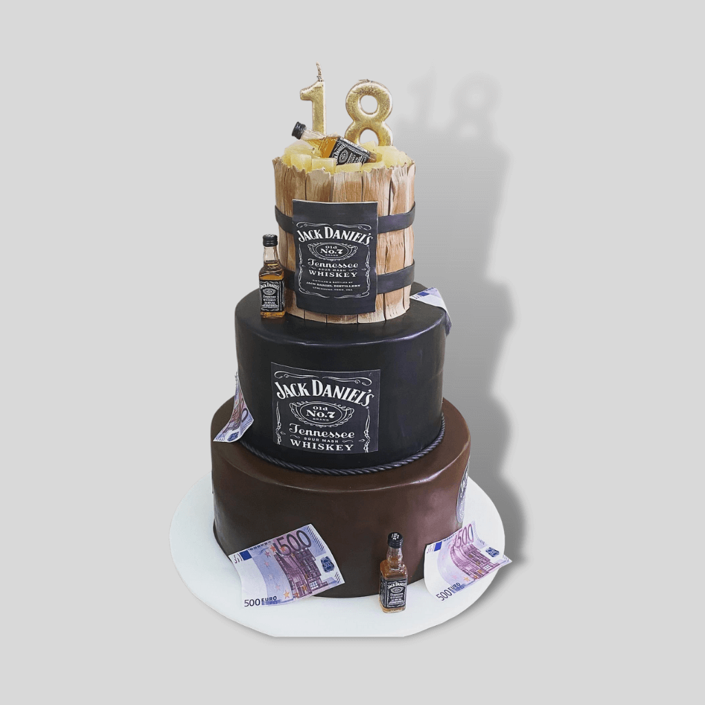 Prodavnica poklona - Torta za 18. rođendan – Jack Daniels