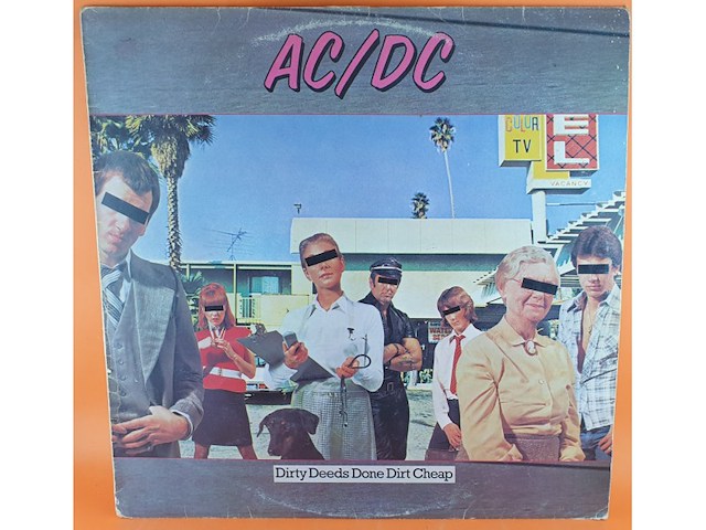 AC/DC ‎– Dirty Deeds Done Dirt Cheap, LP