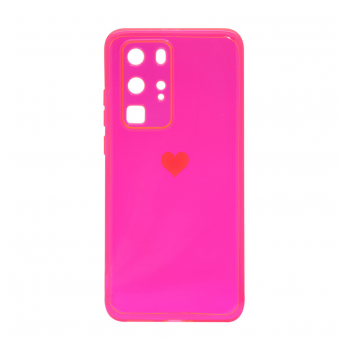 Maska Air Neon silicone za Huawei P40 Pro pink