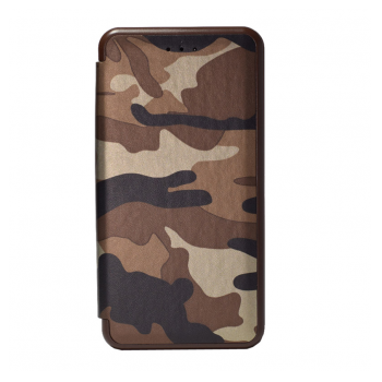 Maska na preklop Army flip cover za iPhone 6 Plus braon