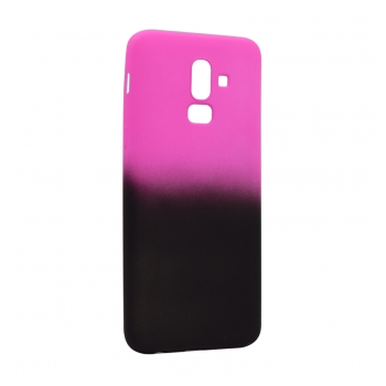 Maska Double summer vibe za Samsung J8/ J810F (2018) EU pink crna