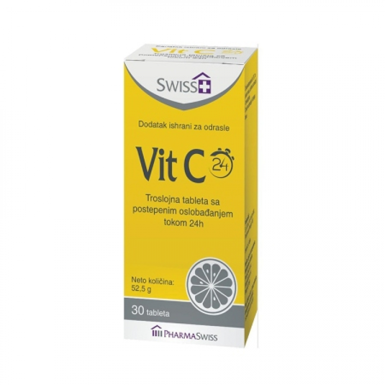 Swiss + Vitamin C 24 1000mg 30 tableta