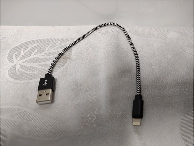 Lightning na USB kabl pleteni 30cm
