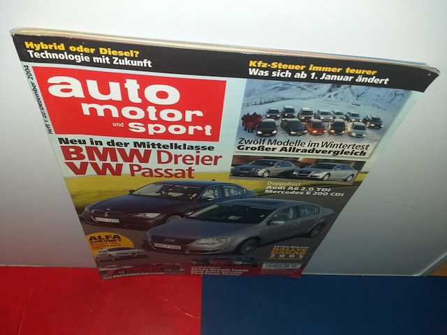 Auto Motor und Sport, dezember 2004.god.