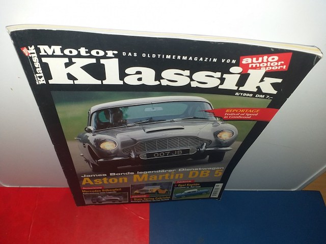 Motor Klassik das oldtimermagazin 8/1998