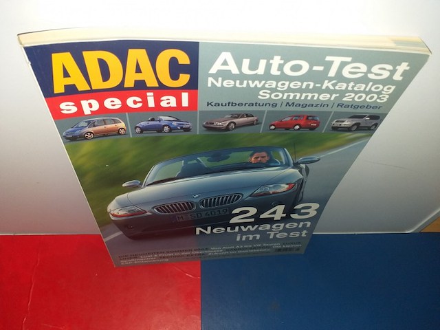 ADAC special-neuwagen-katalog sommer 2003
