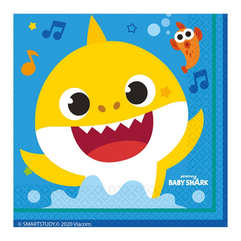 Salvete Baby Shark 33cm – 16kom