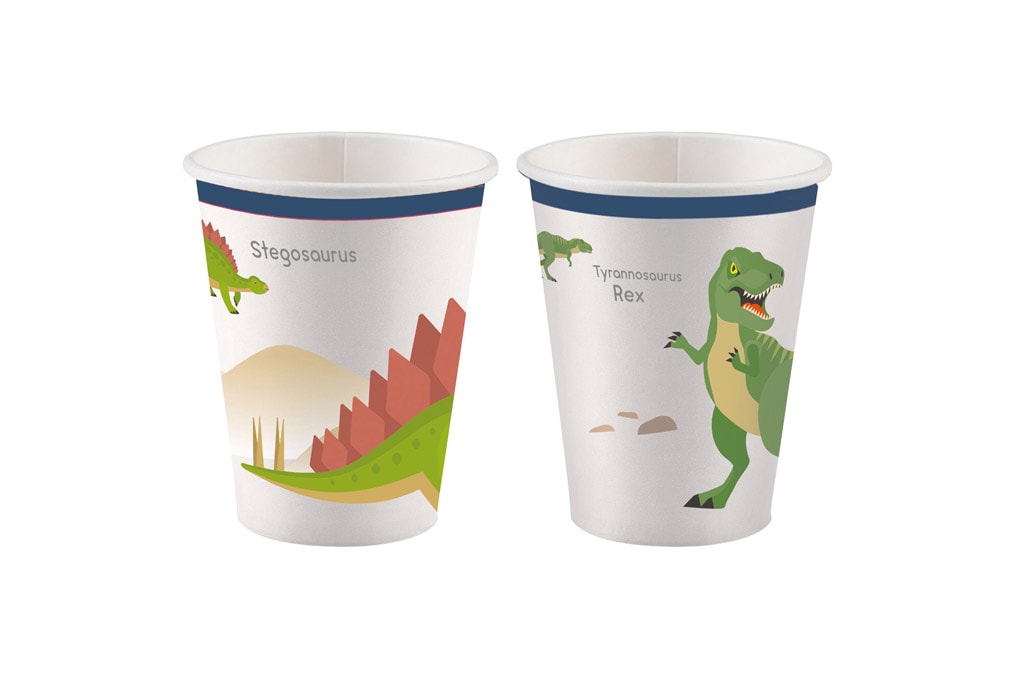 Čaše Dinosaurusi 250ml – 8 kom