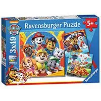 Puzzle 3u1 Patrolne šape 3x49 delova Ravensburger 05048