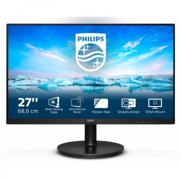Monitor 27 Philips 271V8L00 VA 75Hz VGAHDMI