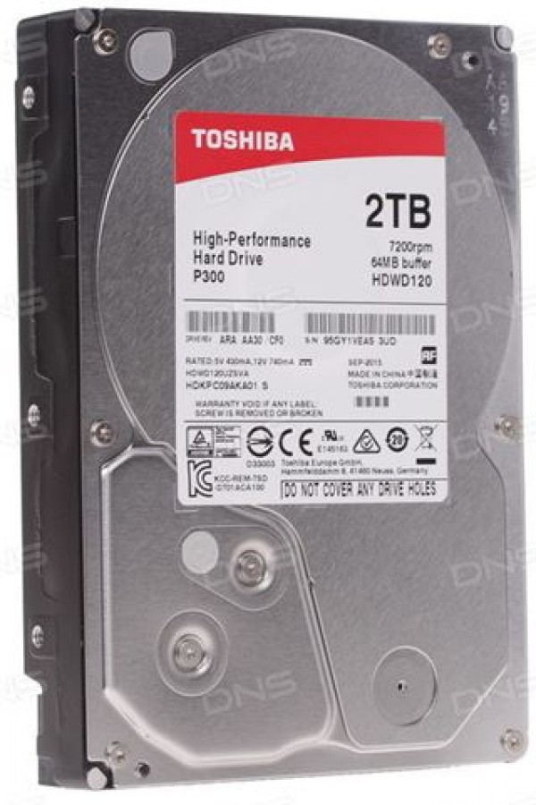 Hard Disk Toshiba P300 2TB 3.5''