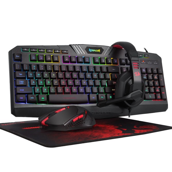 4 in 1 Combo S101-BA-2 Keyboard, Mouse, Headset & Mouse Pad ( S101-BA-2 )