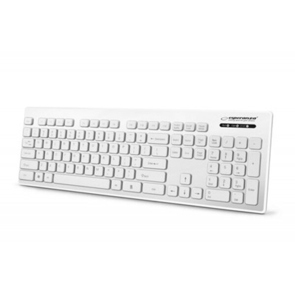 Tastatura Esperanza ek130w tastatura bela usb vodootporna