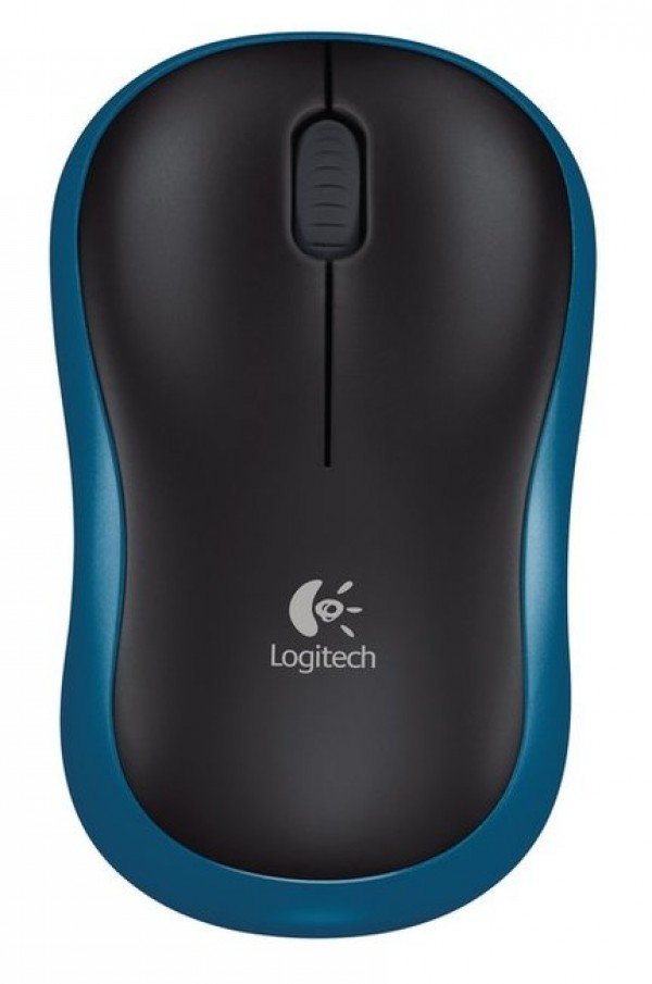 LOGITECH Wireless Mouse M185 - EER2 - BLUE ( 910-002239 )