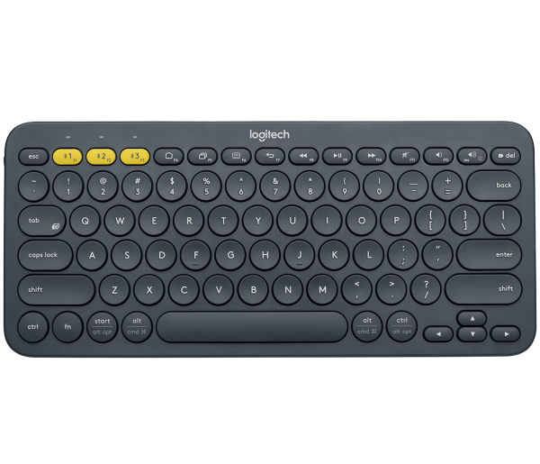 LOGITECH Bluetooth Keyboard K380 Multi-Device - INTNL - US International Layout - DARK GREY ( 920-007582 )