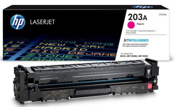 HP 203A Magenta Original LaserJet Toner Cartridge' ( 'CF543A' )