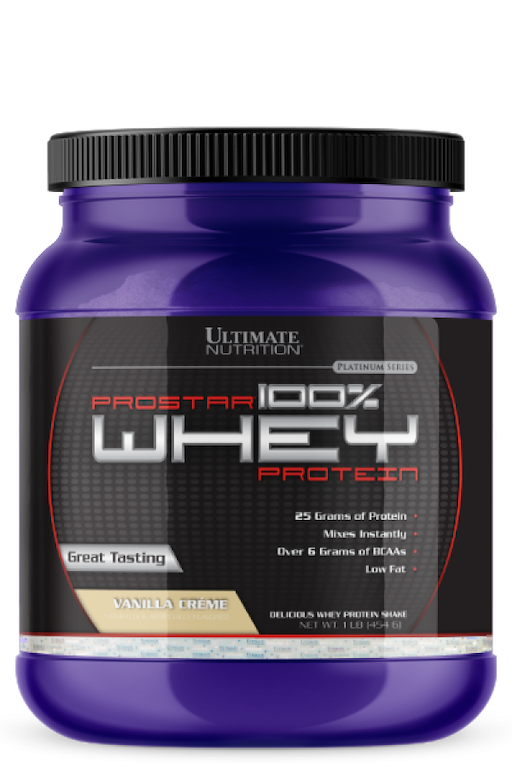 Ultimate Nutrition 100% Whey Prostar, Vanila, 454 g