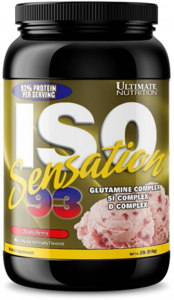 Ultimate Nutrition Iso Sensation 93, Jagoda 910 g