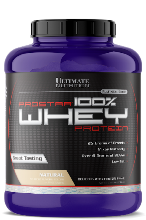 Ultimate Nutrition 100% Whey Prostar, Natural, 2,39kg