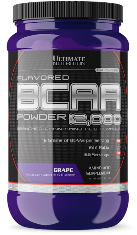 Ultimate Nutrition BCAA Powder, Grožđe, 457 g