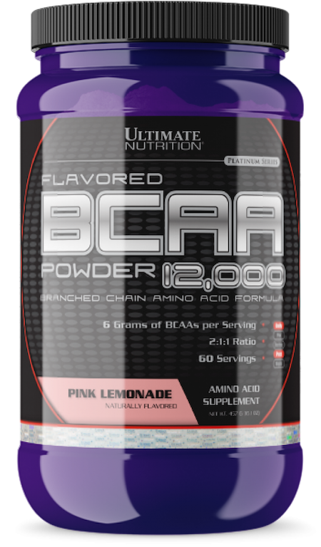 Ultimate Nutrition BCAA Powder, Pink-limunada, 457 g