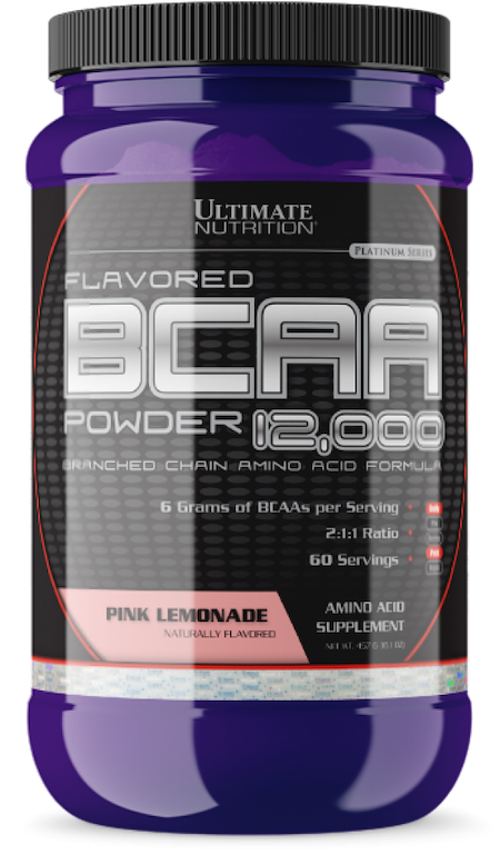 ULTIMATE NUTRITION BCAA POWDER, PINK-LIMUNADA, 457 G