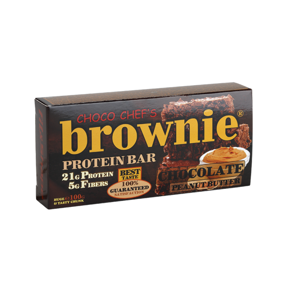 BROWNIE PROTEIN BAR ČOKO-KIKIRIKI BUTER 100 G