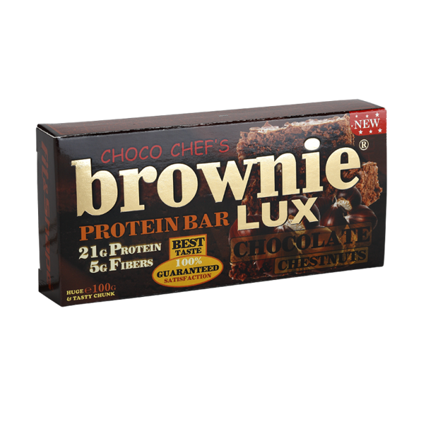 Brownie Protein Bar Lux Čokolada-kesten 100 g