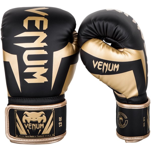 Rukavice za boks Venum Elite* B/Gold 10 OZ