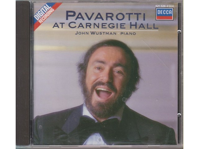 cd / PAVAROTI AT CARNEGIE HALL - kolekcionarski !!!!!!!