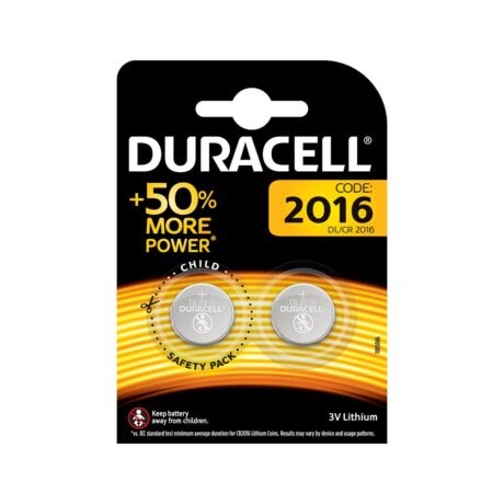 DURACELL 2016 3V LITHIUM PAK2 CK