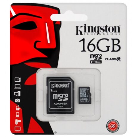 MICRO SD 16GB KINGSTON SDC10/16GB